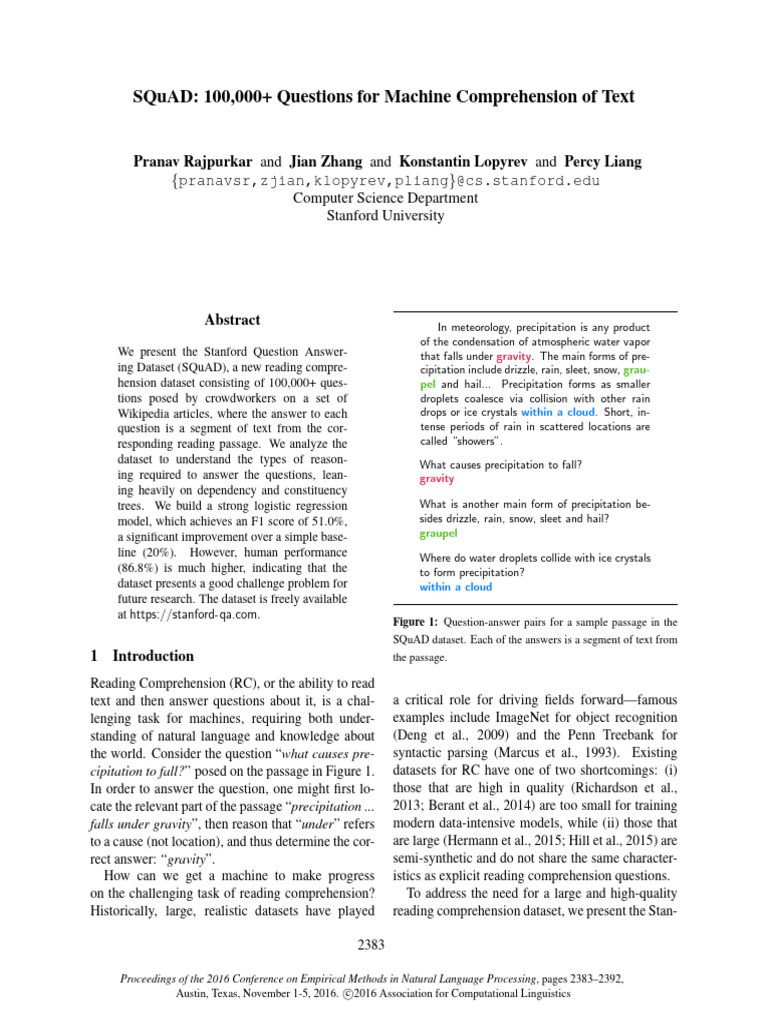 D16-1264 | PDF | Precipitation | Phrase