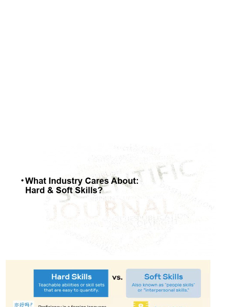 P Soft Skills and Hard Skills | PDF