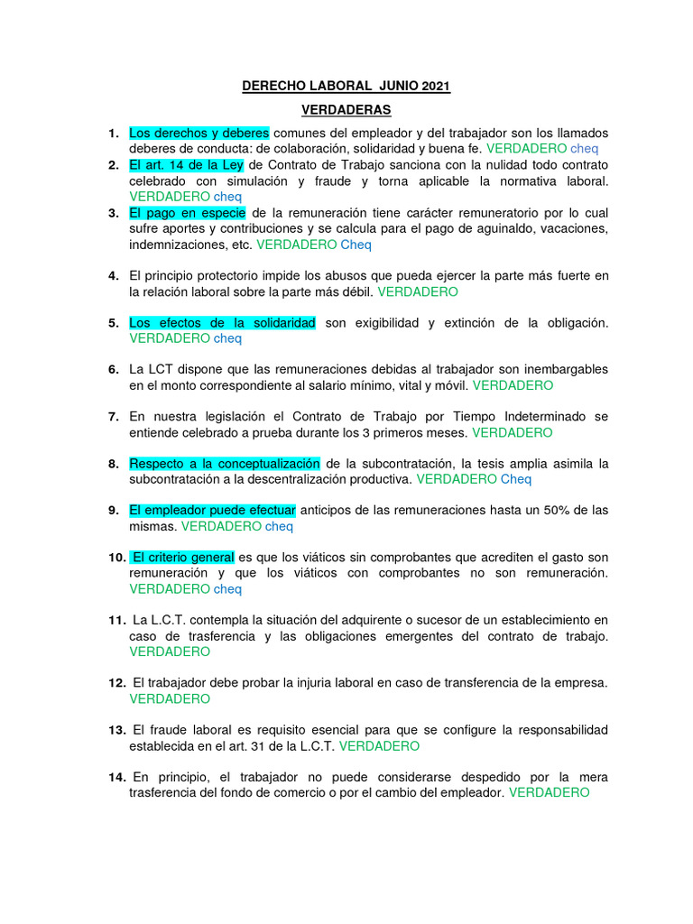 Final Laboral Bim 4-2021 | PDF | Derecho laboral | Salario