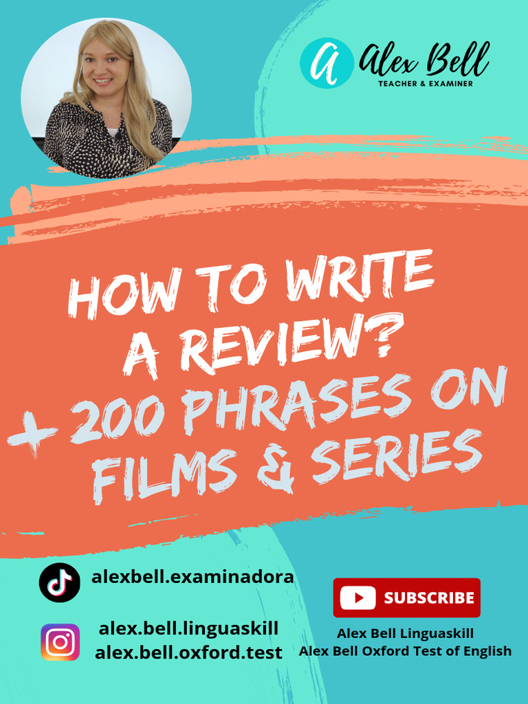 Film Review Guide Alex Bell Download | PDF | Linguistics | Languages