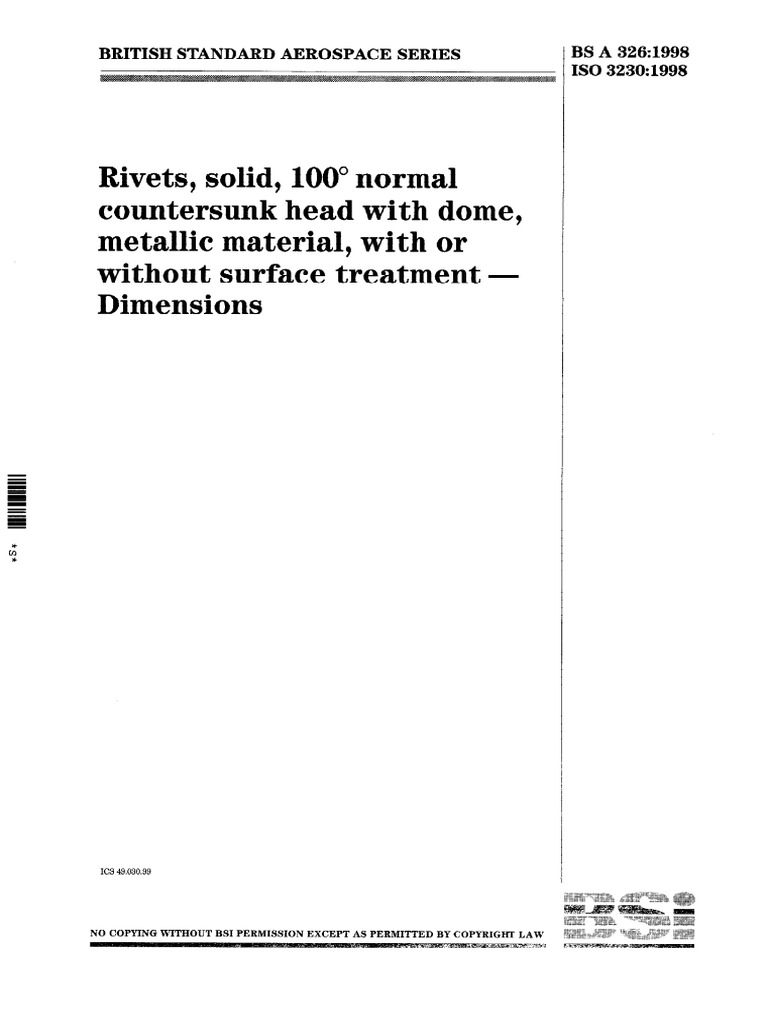 BS A 326-1998 (ISO 3230-1998) Scan | PDF