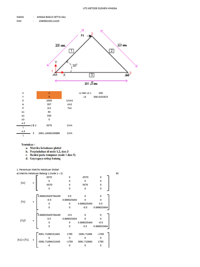 Angga Bagus S.S - Uts | PDF