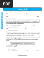 Uso de la X y CC: Reglas y Ejemplos | PDF