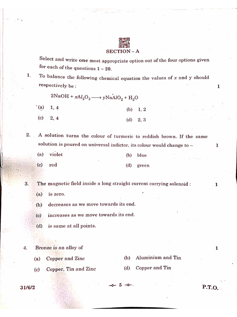 CBSE-Class-10-March30-Science-2023-Question-Paper-Set-31-6-2 (1) | PDF