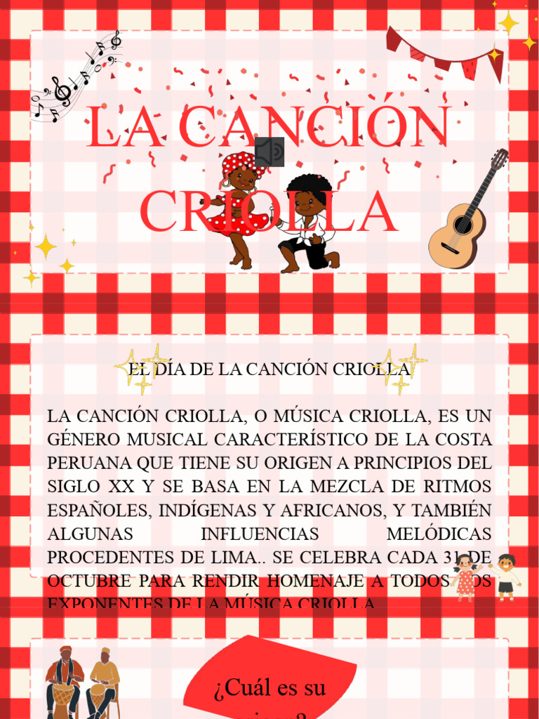 Celebración del Día de la Canción Criolla | PDF | Perú | Valses
