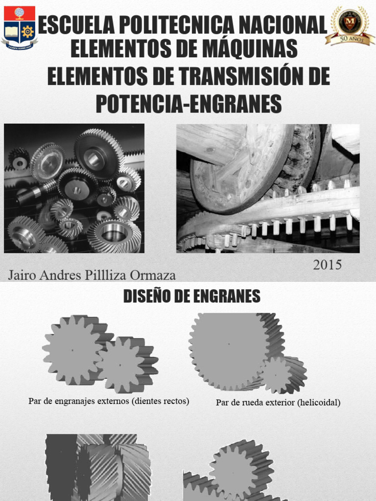 Engranes | PDF | Engranaje | Ingeniería mecánica