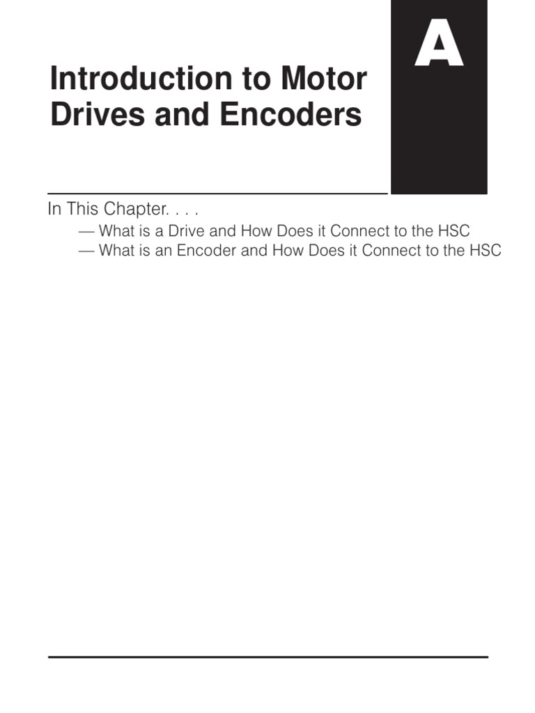Motor Drives & Encoders Guide | PDF | Electric Motor | Electromagnetism
