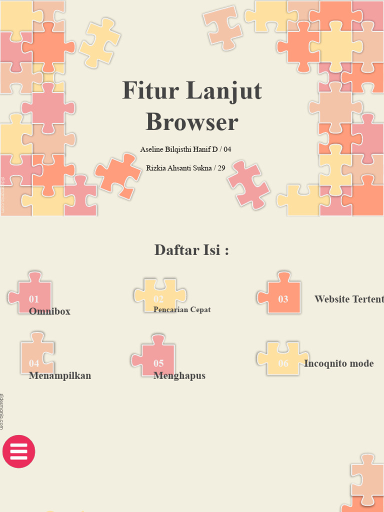 Fitur Lanjut Browser | PDF