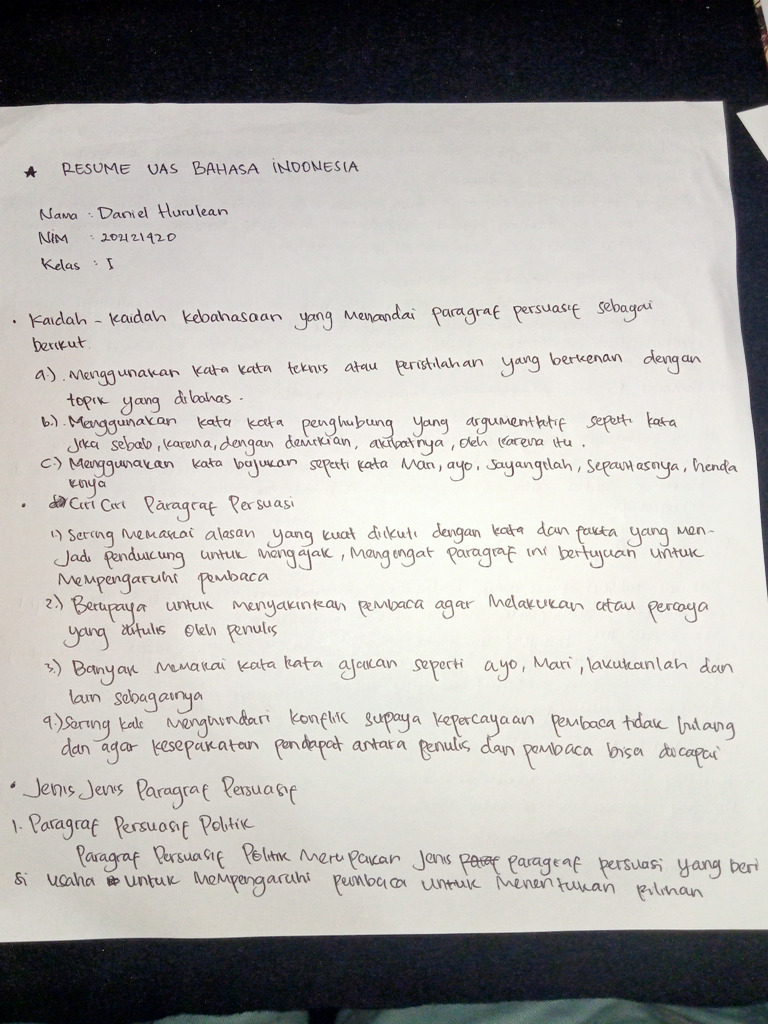 resume bindo Daniel hurulean | PDF