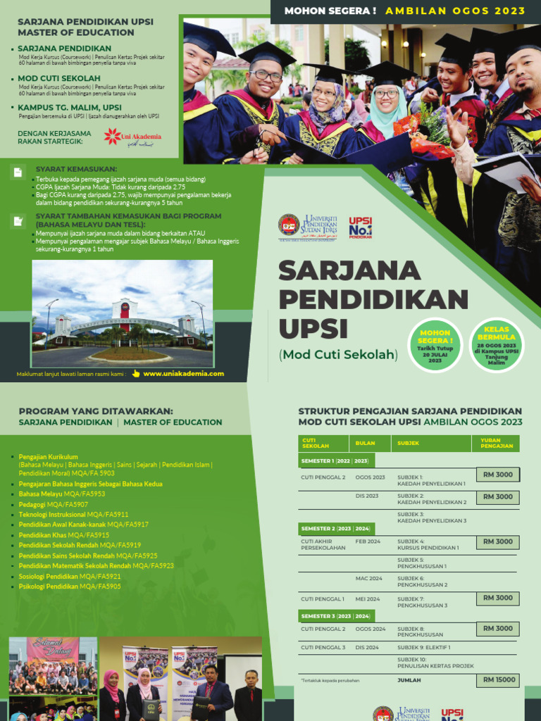 13.4.23 Brochure UPSI August Empty 01 FA | PDF