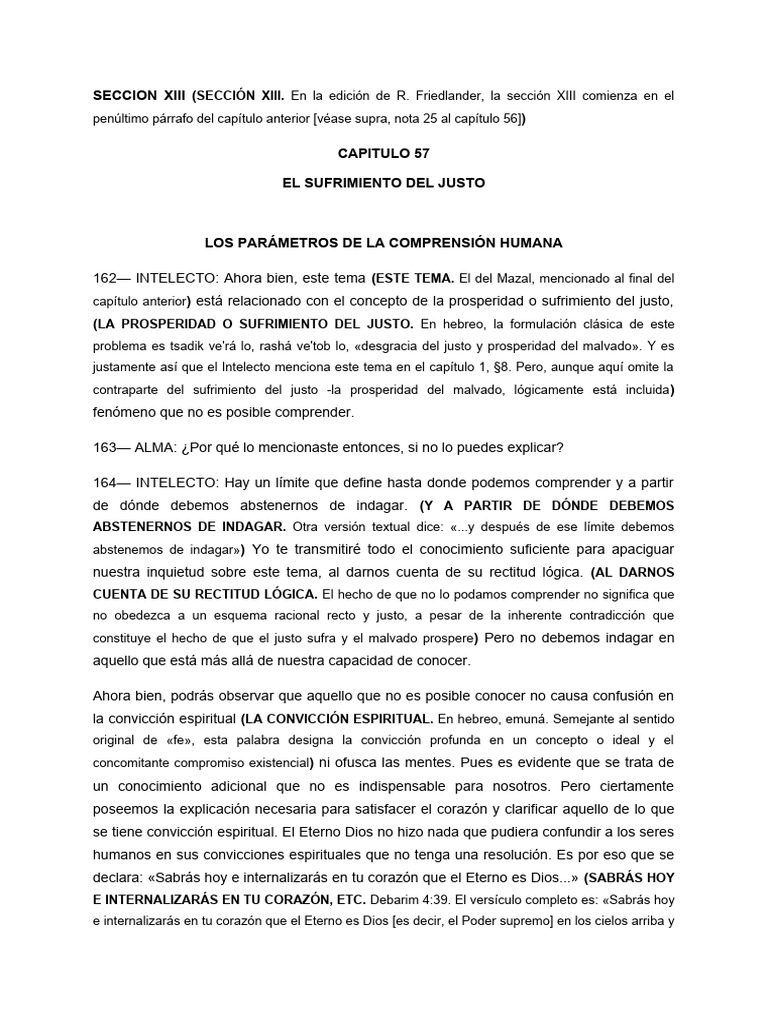 CAP 57 EL SUFRIMIENTO DEL JUSTO A | PDF | Mal | Dios