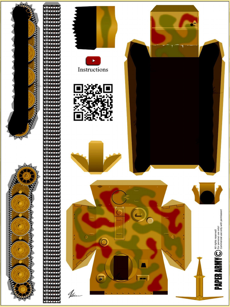 Paper Model Sturmtiger | PDF