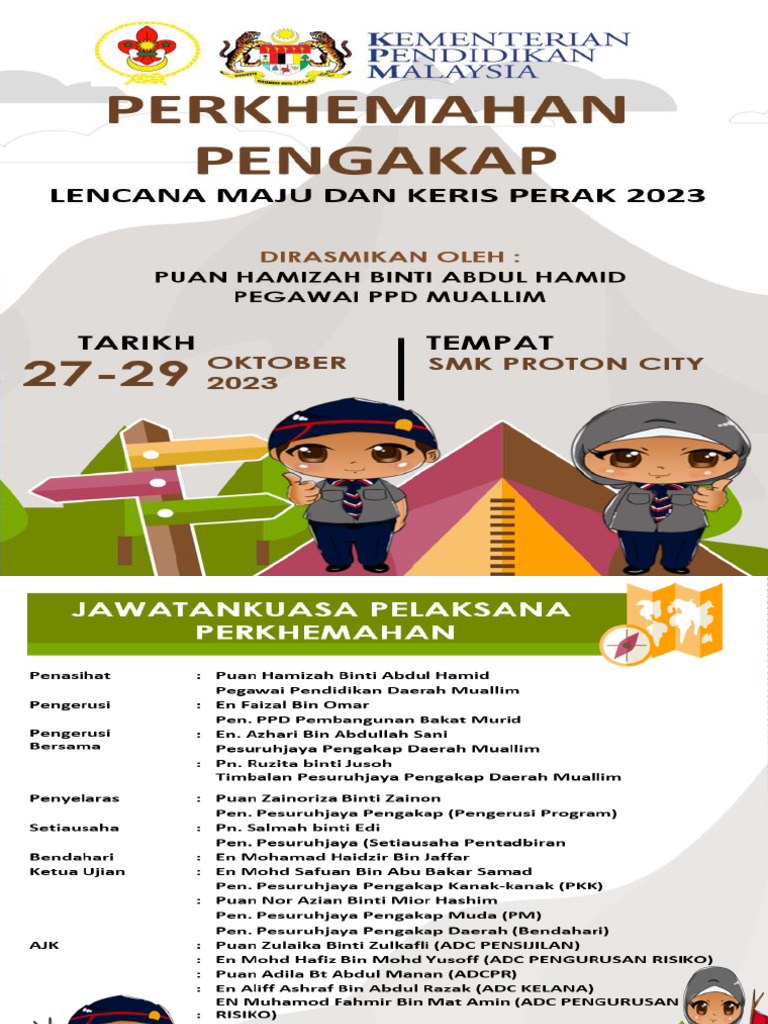 Buku Program Perkhemahan Pengakap - Flip | PDF