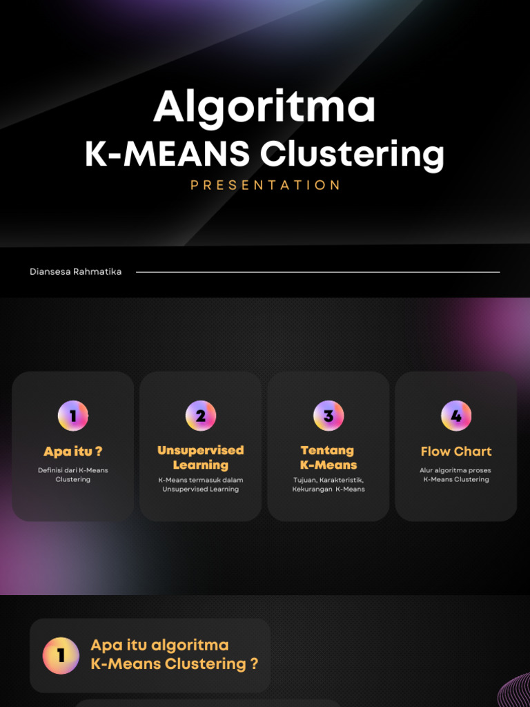 Data Mining - KMeans | PDF | Metode & Bahan Ajar