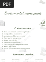 IGCSE Environmental Management 0680 Full Syllabus | PDF | Agriculture ...