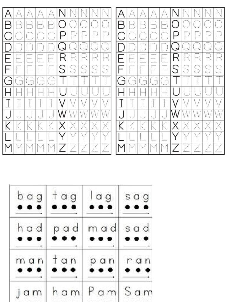 Alphabet Tracing | PDF