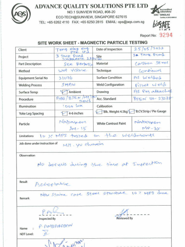 3 TK Welding Test | PDF