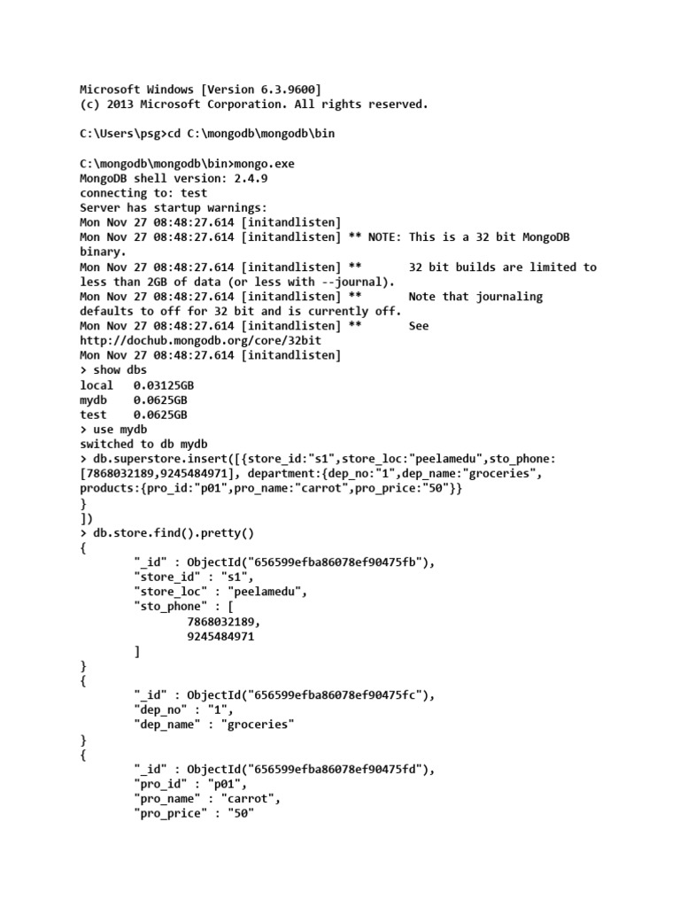 Microsoft Windows | PDF | Mongo Db | Computer Engineering