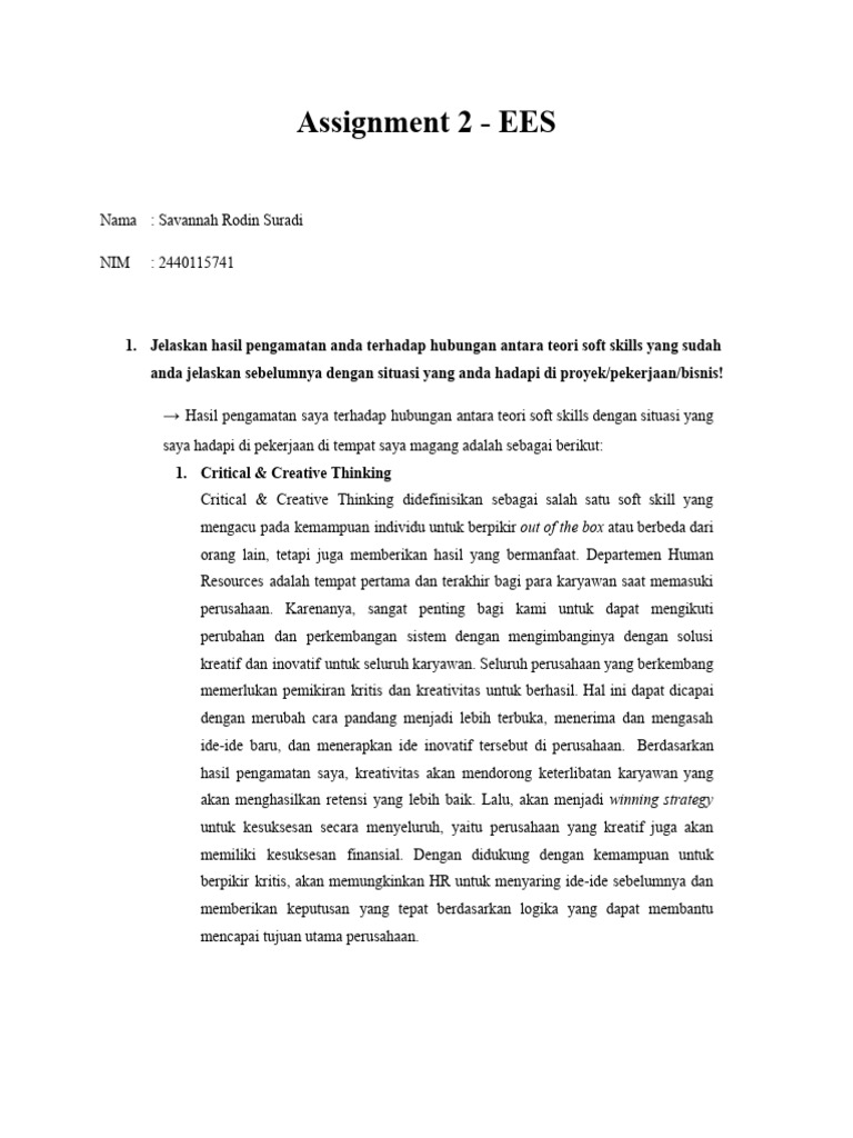 Savannah Rodin Suradi (2440115741) - Assignment Bulan 2 EES - CSKMG CSBKS CSALS-ASSIGNMENT BULAN ...