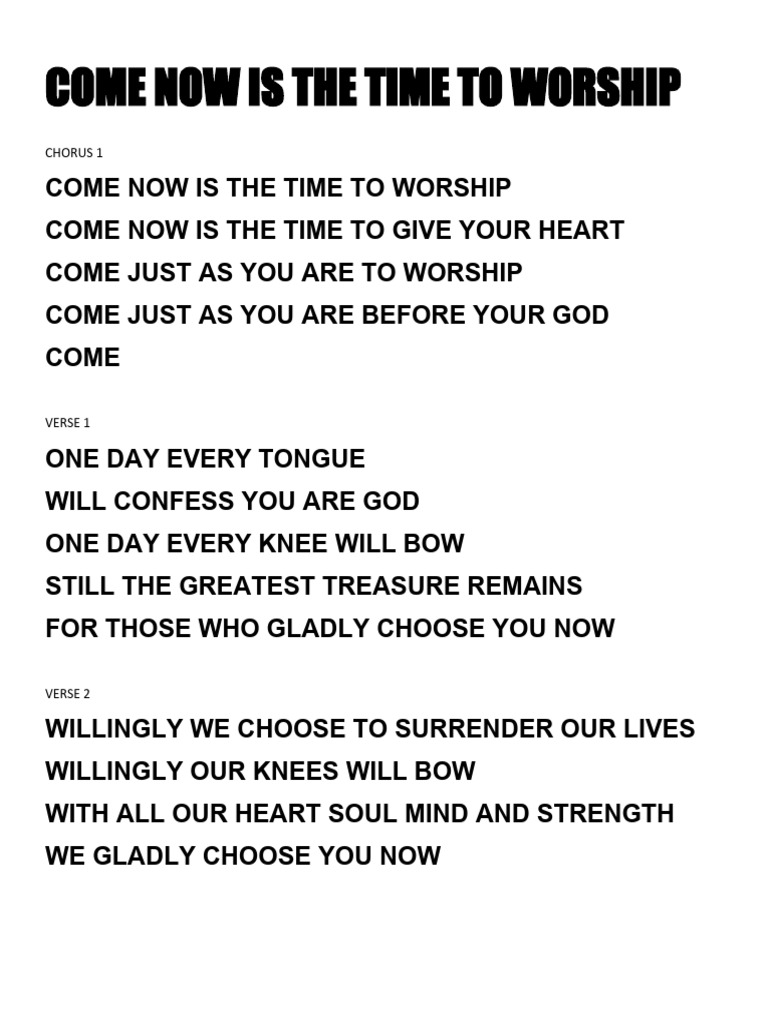 Worship Songs for Spiritual Renewal | PDF | Glory (Religion) | Jesus