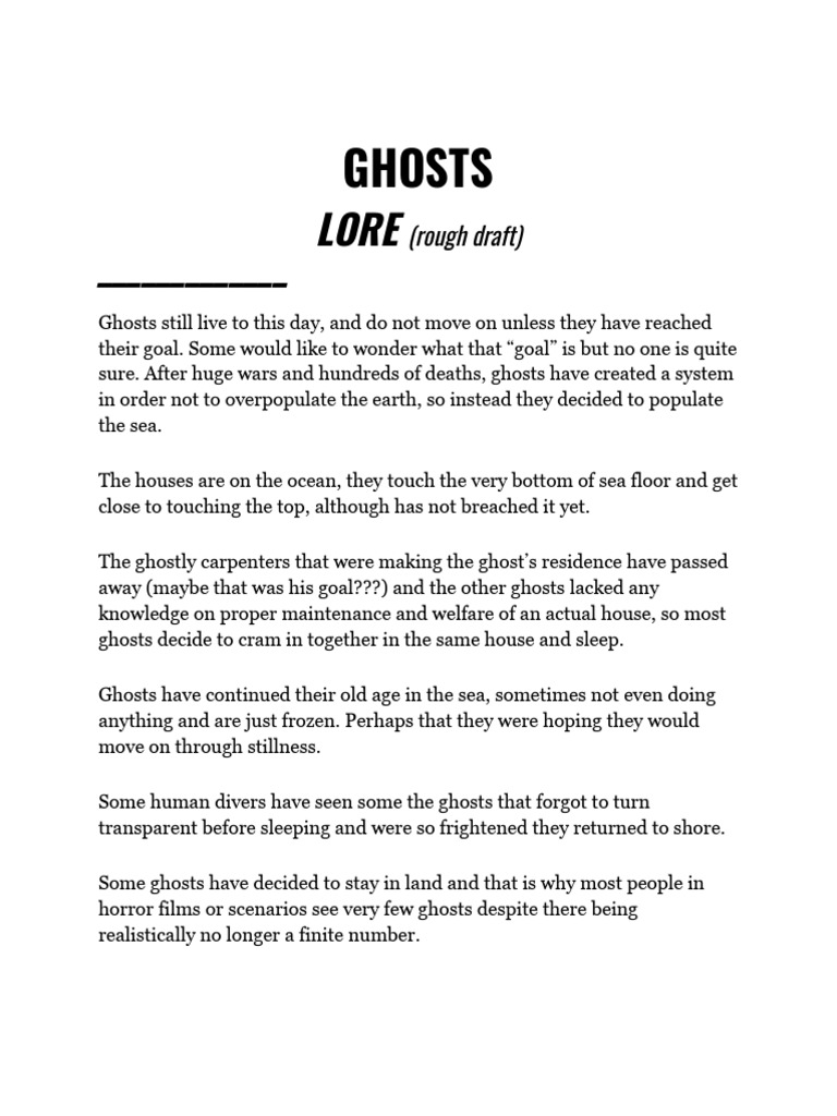GHOST | PDF | Ghosts