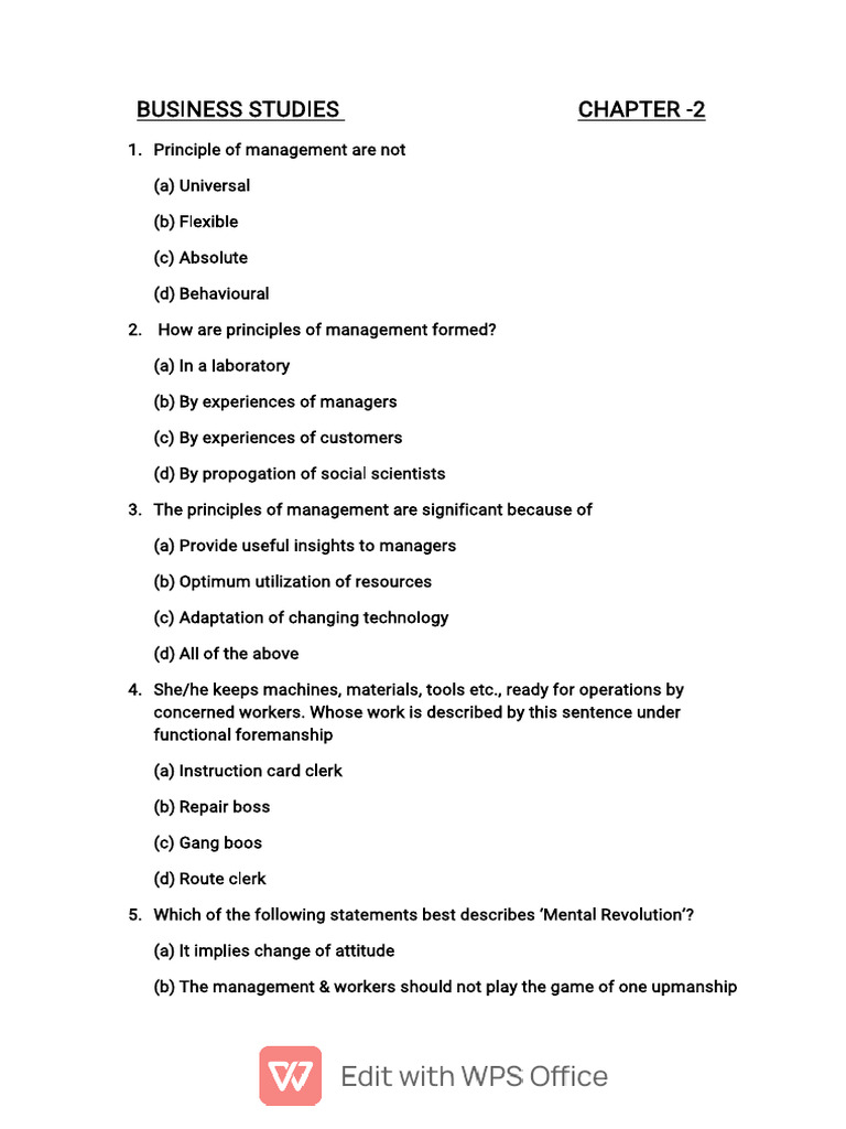 CHAPTER 2 Q | PDF | Employment | Science