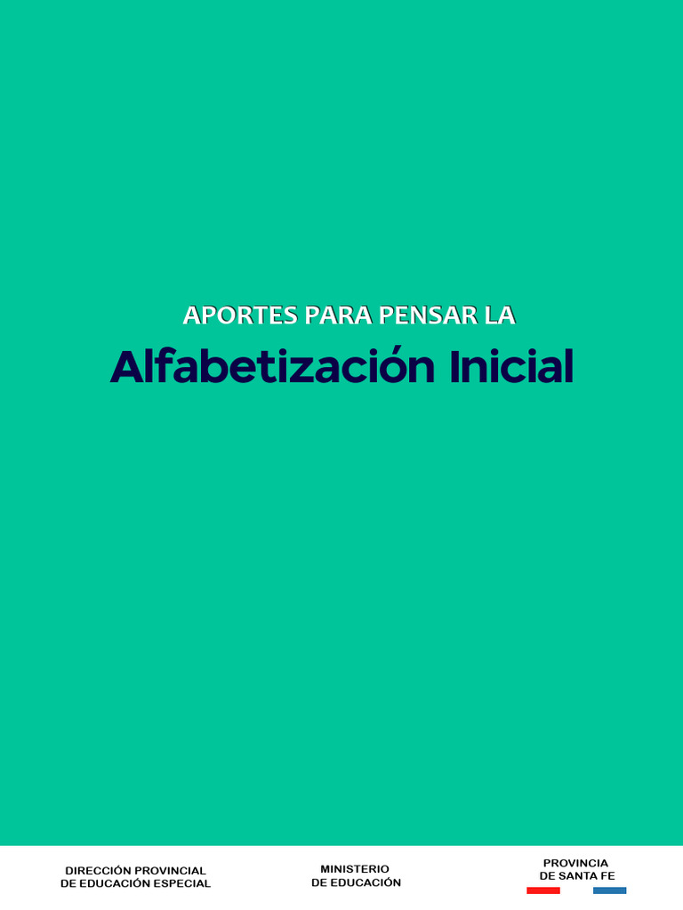 Alfabetizacion-Inicial-1 | PDF | Escritura | Enseñando