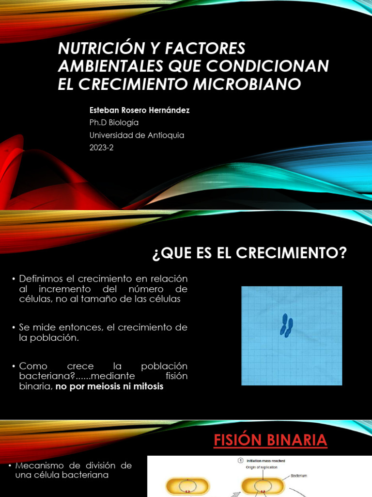 Unidad 2-3 Crecimiento Microbiano | PDF | Microorganismo | Las bacterias