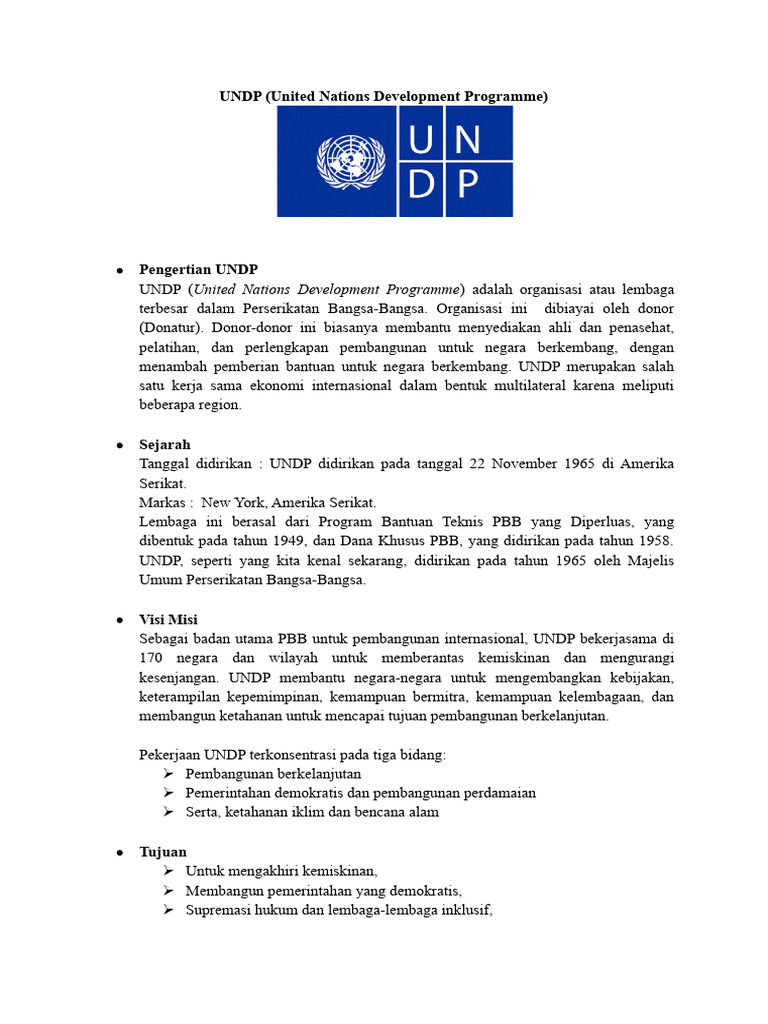 pembahasan undp | PDF