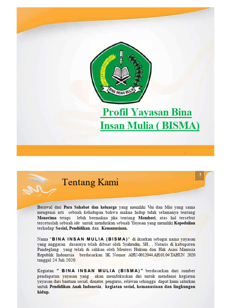 Profil BISMA - Compressed | PDF | Pengembangan Diri | Kesehatan Holistik