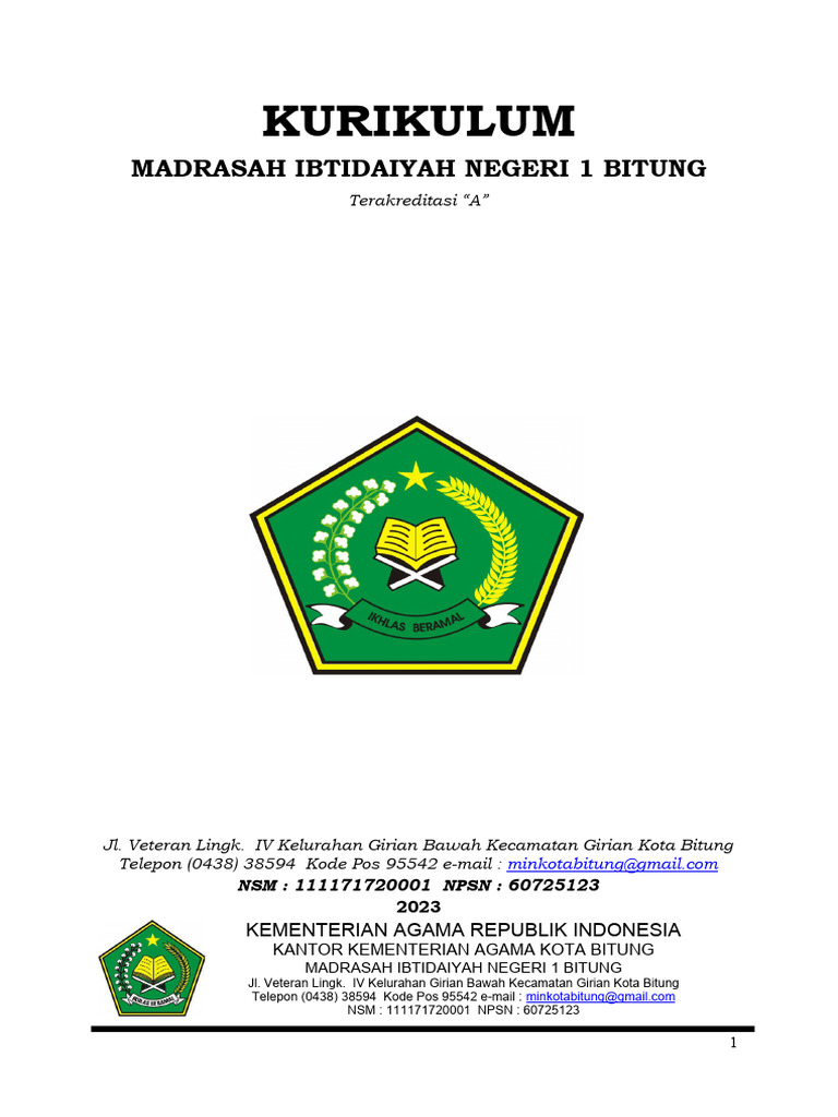 Dok. 1 Kurikulum Merdeka | PDF