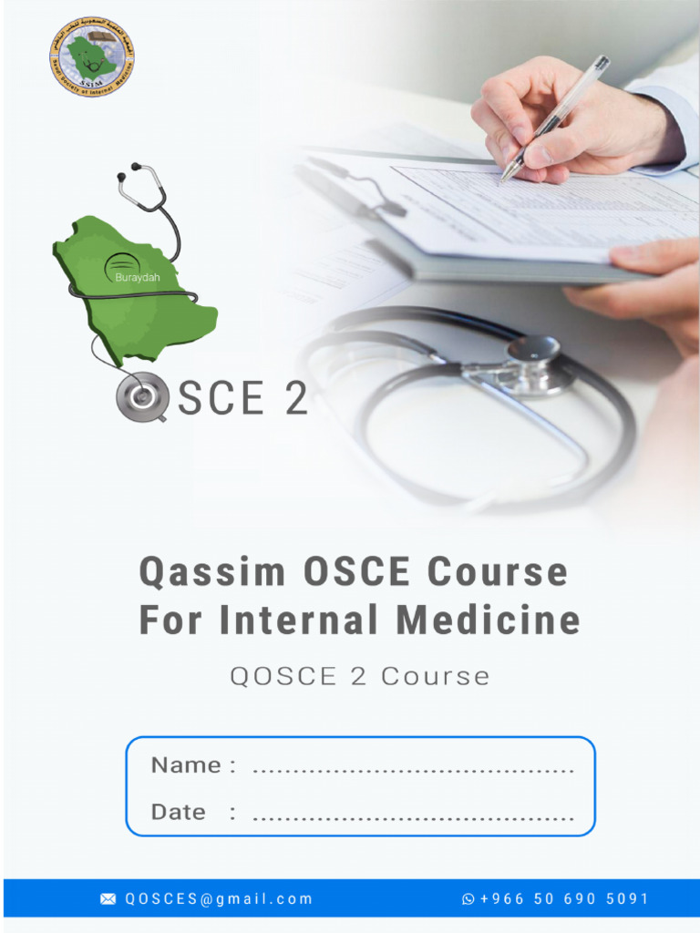 D2 Osce 1 A | PDF | Human Diseases And Disorders | Medicine