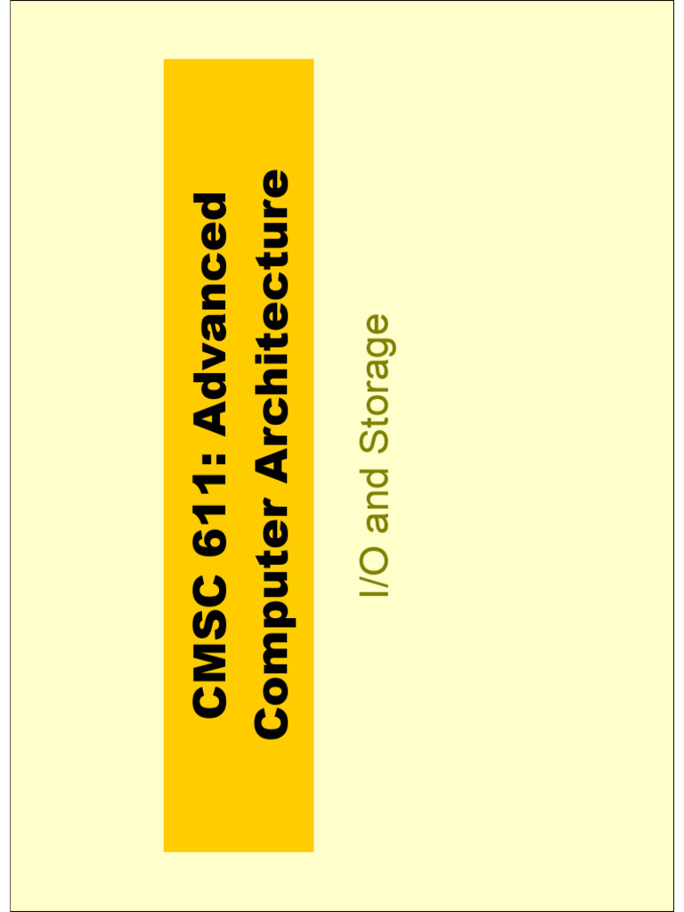 Io Buses | PDF | Input/Output | Computer Data Storage Io Buses | PDF | Input/Output | Computer Data Storage