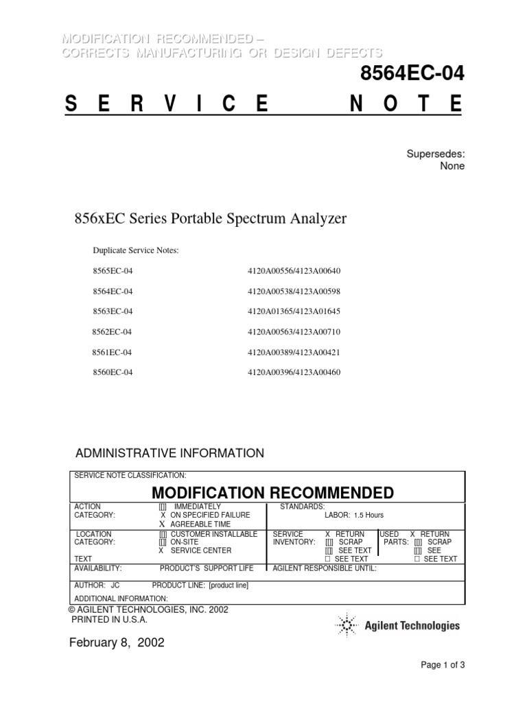 8564ec 04 | Download Free PDF | Electricity | Electronics