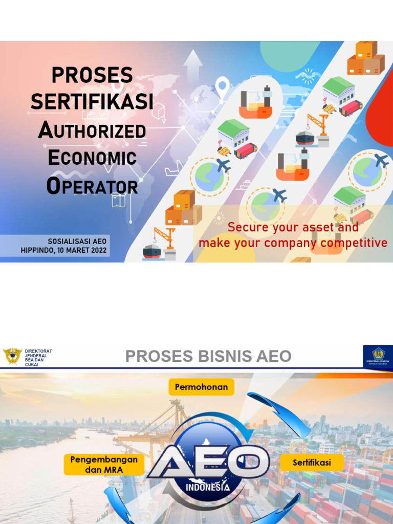 Panduan Sertifikasi AEO Indonesia | PDF