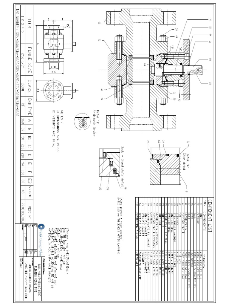 Drawing Ball Valve | PDF