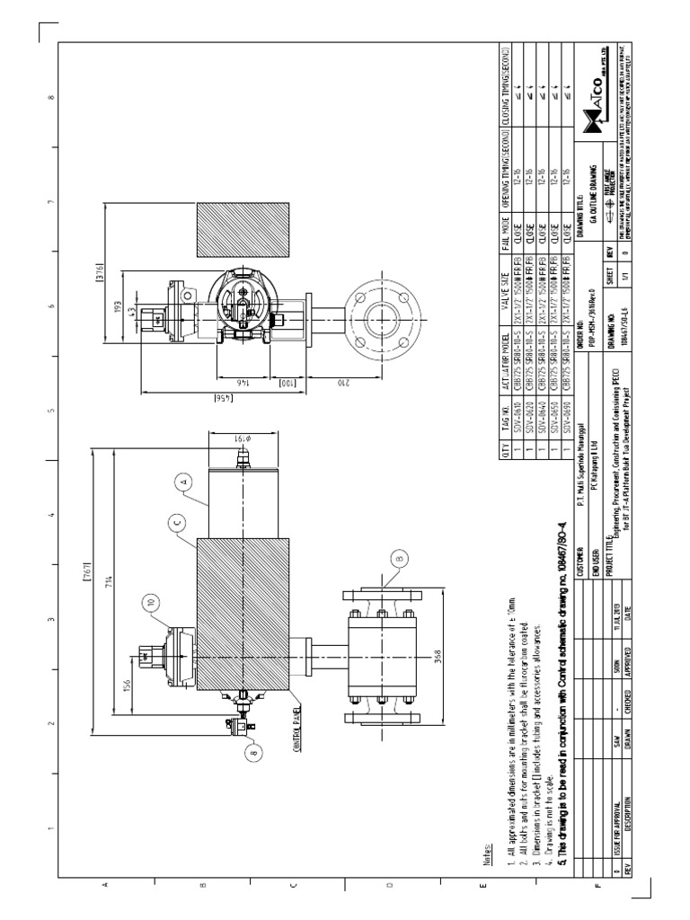Drawing Act Valve | PDF