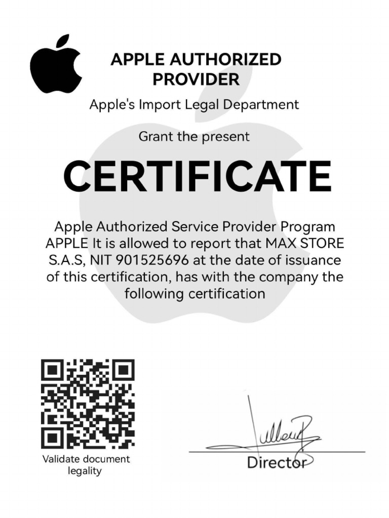 Apple Authorized Service Provider Certification | PDF