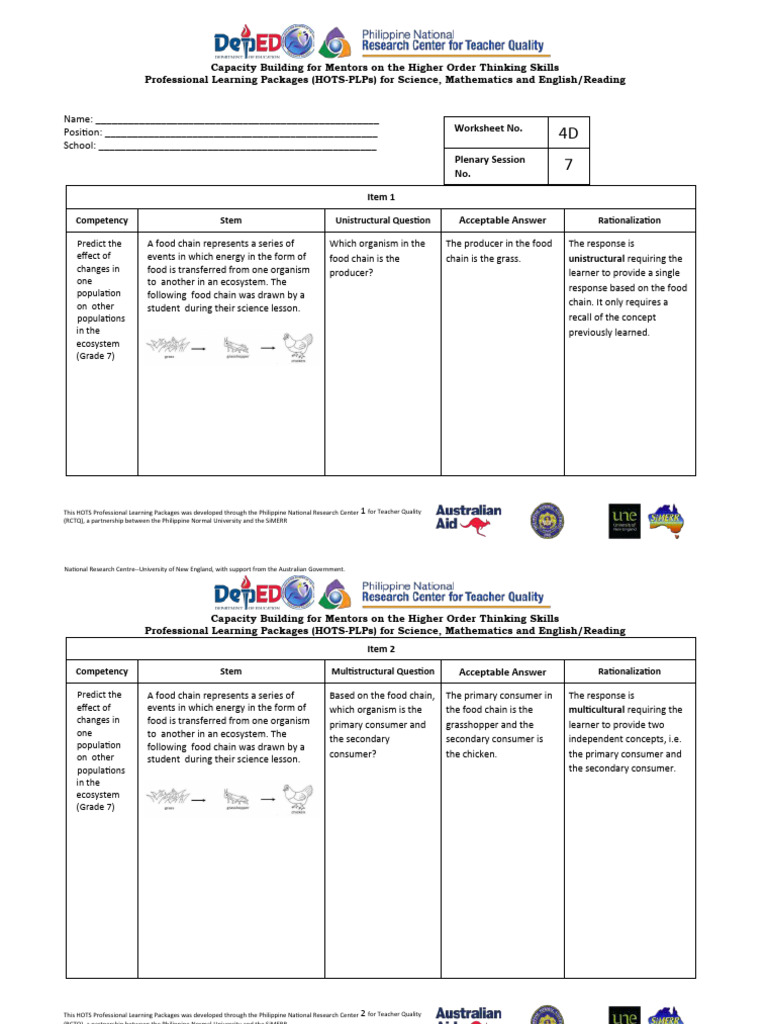 Worksheet-4D - TEAM ALPHA | PDF
