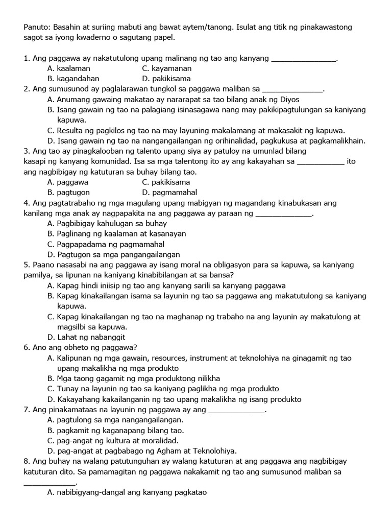 Esp Exam | PDF