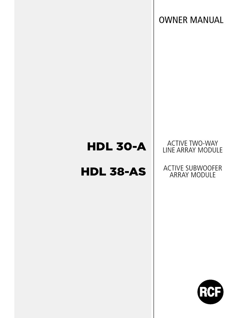 User Manual HDL 30 A | PDF | Strength Of Materials | Yield (Engineering)