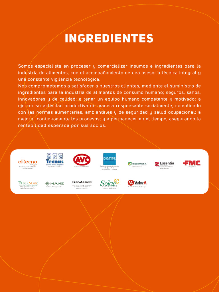 Ingredientes y Sabores para Embutidos | PDF | Alimentos | Carne