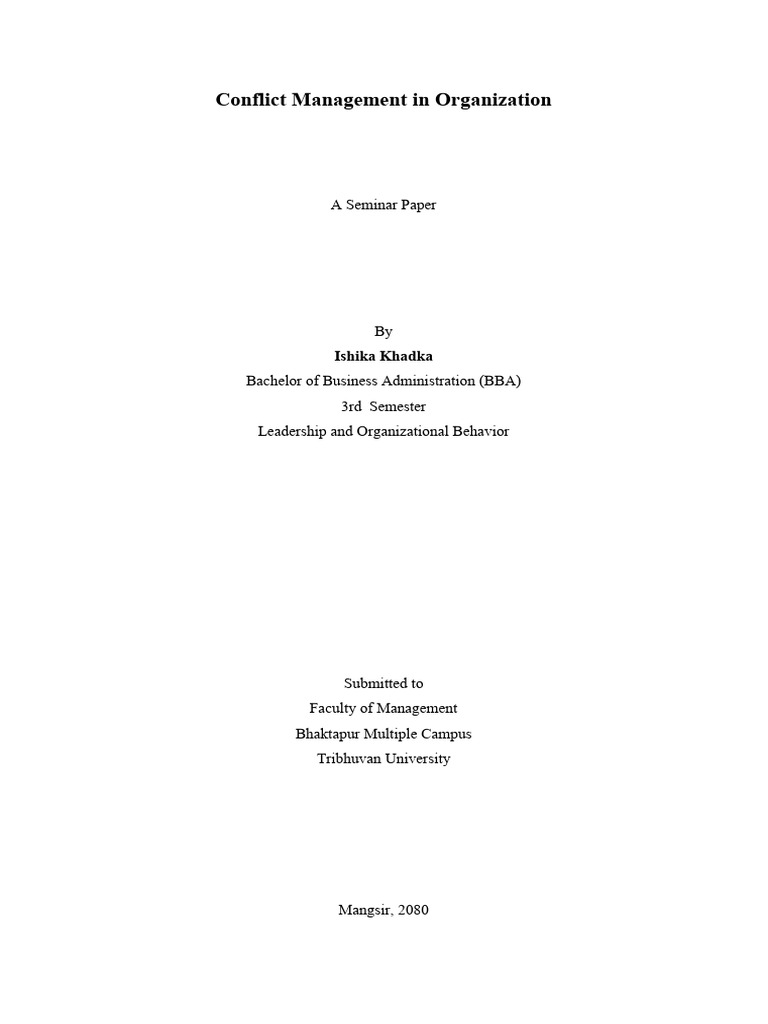 Ob Seminar | PDF | Mediation | Negotiation