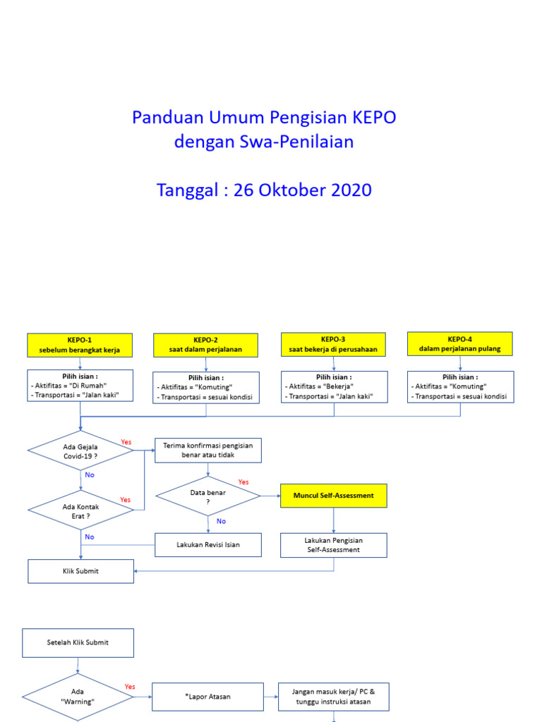 Panduan KEPO Swa-Penilaian | PDF