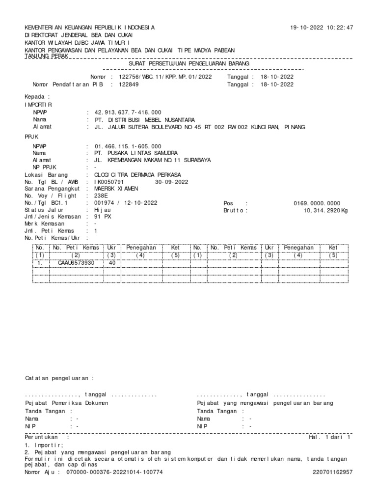 Distribusi Mebel | PDF