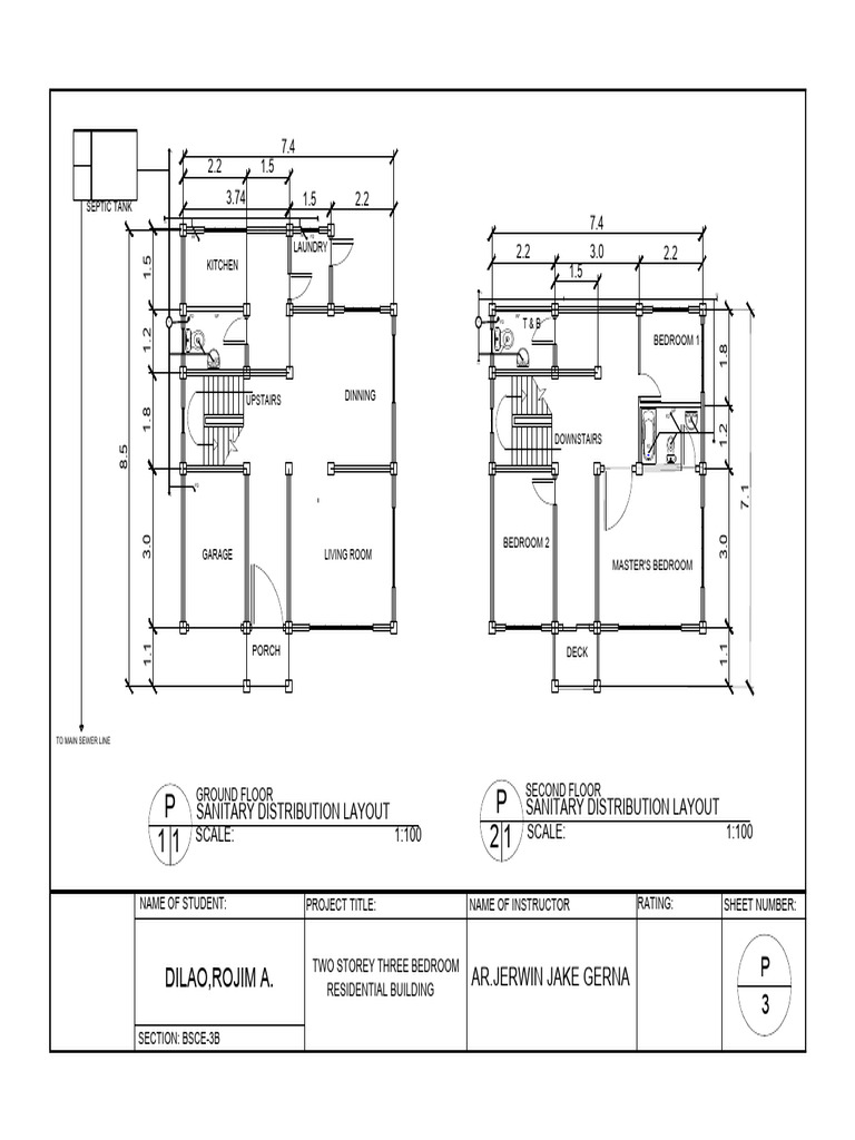Sanitary-Model Merged | PDF | Buildings And Structures