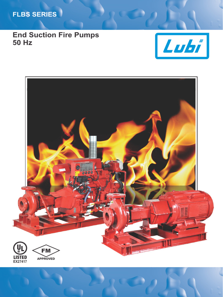 Lubi FLBS Series Fire Pumps Overview | PDF | Pump | Horsepower