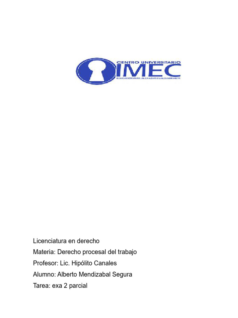 Exa 2 Lic. Hipólito | PDF | Jurisdicción | Justicia