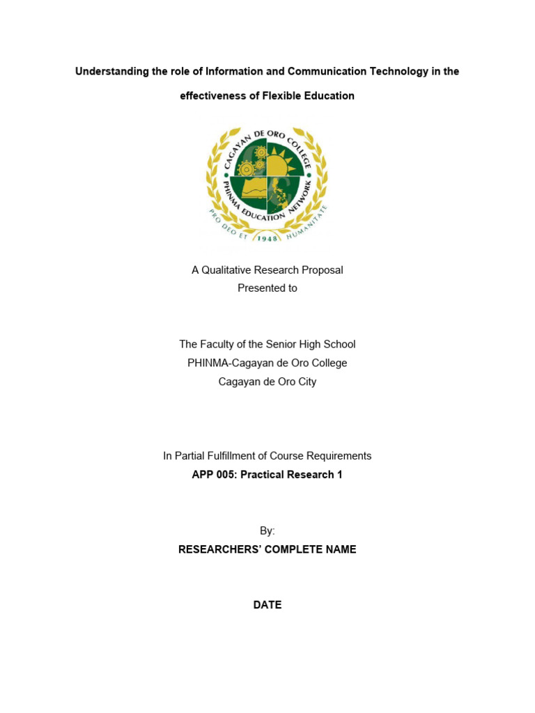 Understanding The Role of Information and Communication Technology in ... Understanding The Role of Information and Communication Technology in ...
