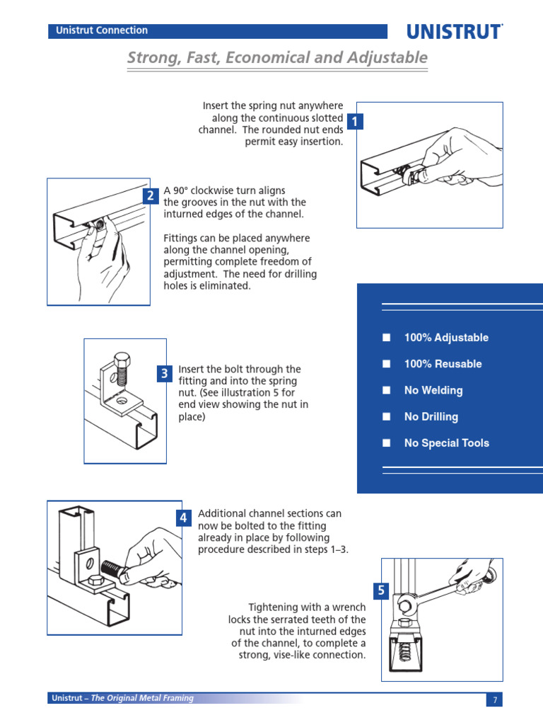 P1000 Unistrut | PDF | Beam (Structure) | Bending